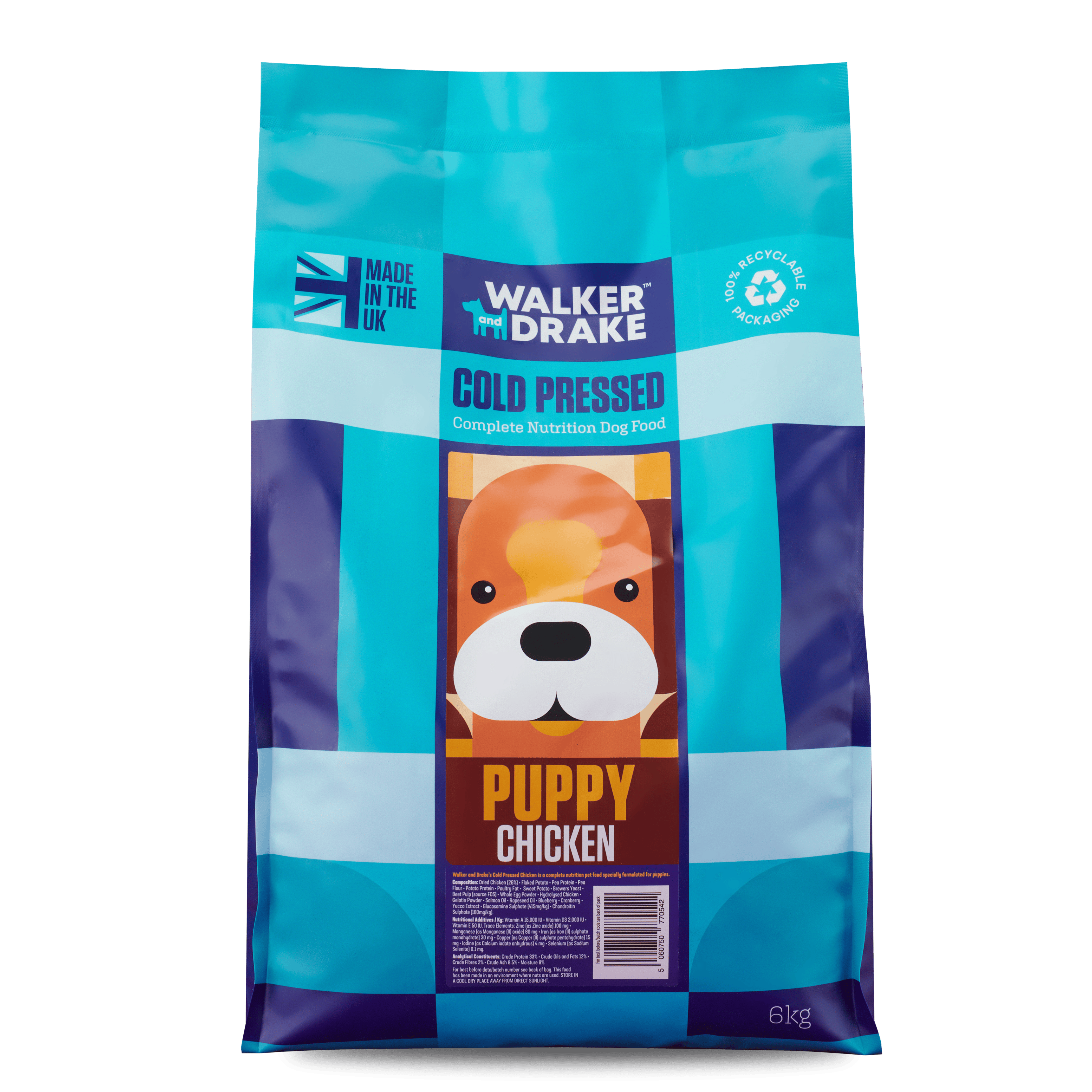 Puppy Food Premium Cold Pressed - Chicken – Walker and Drake