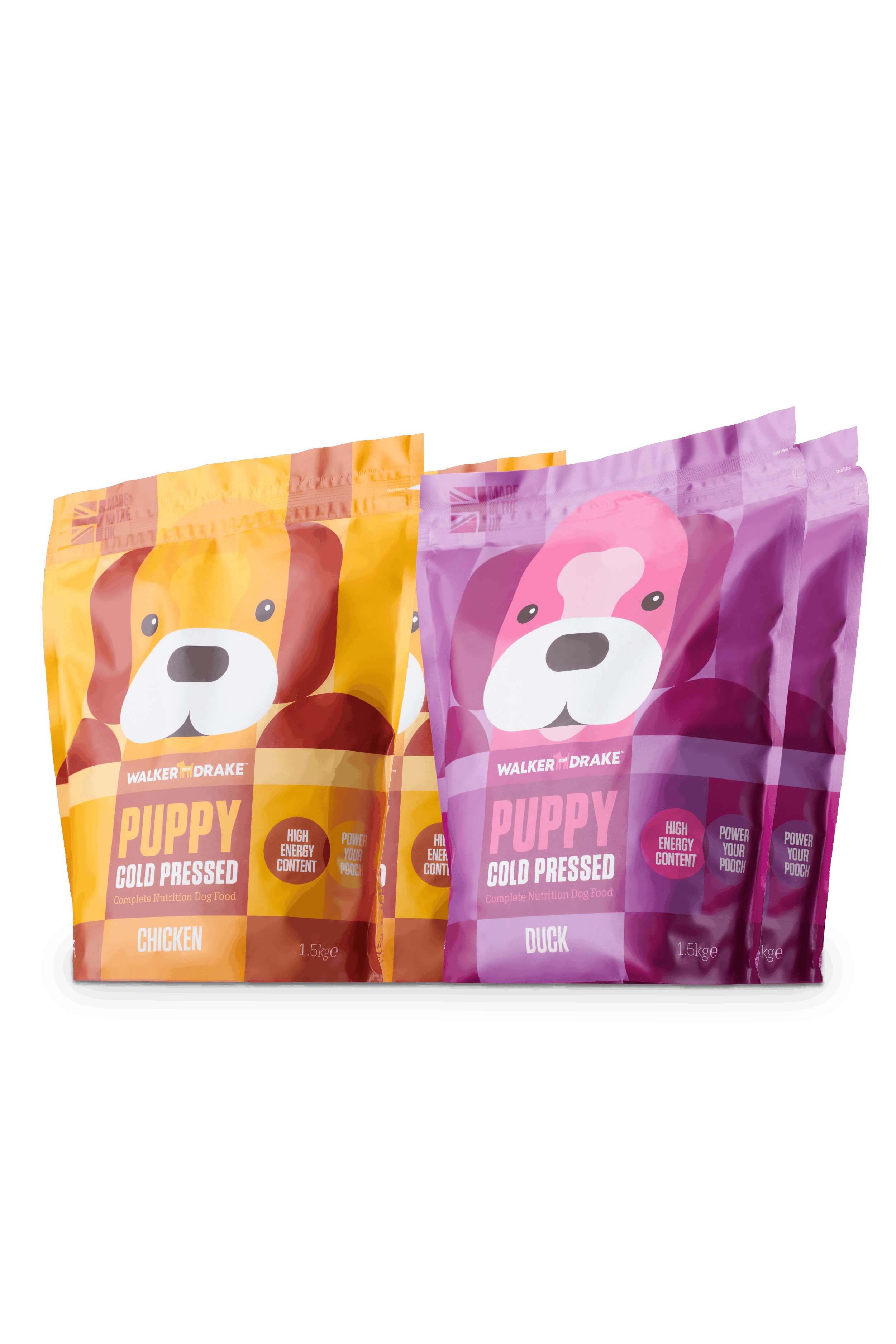 Puppy Food - Chicken & Duck Cold Pressed Duo Bundle – Walker and Drake
